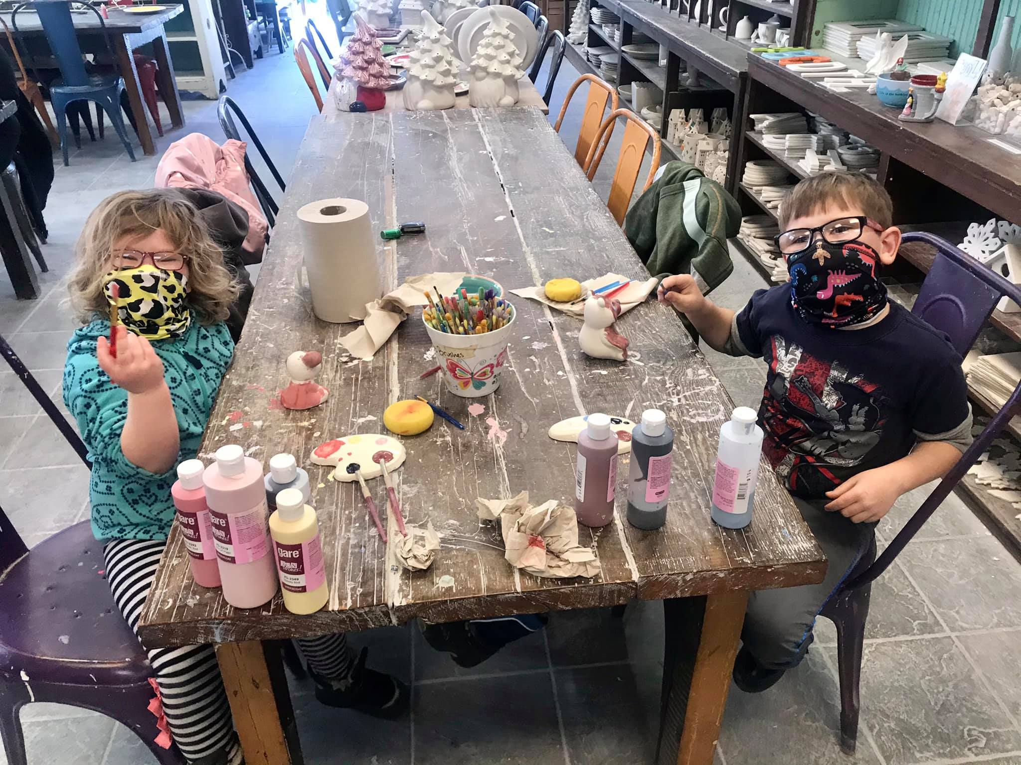 Parties | Creative Arts Studios Royal Oak Pottery Painting